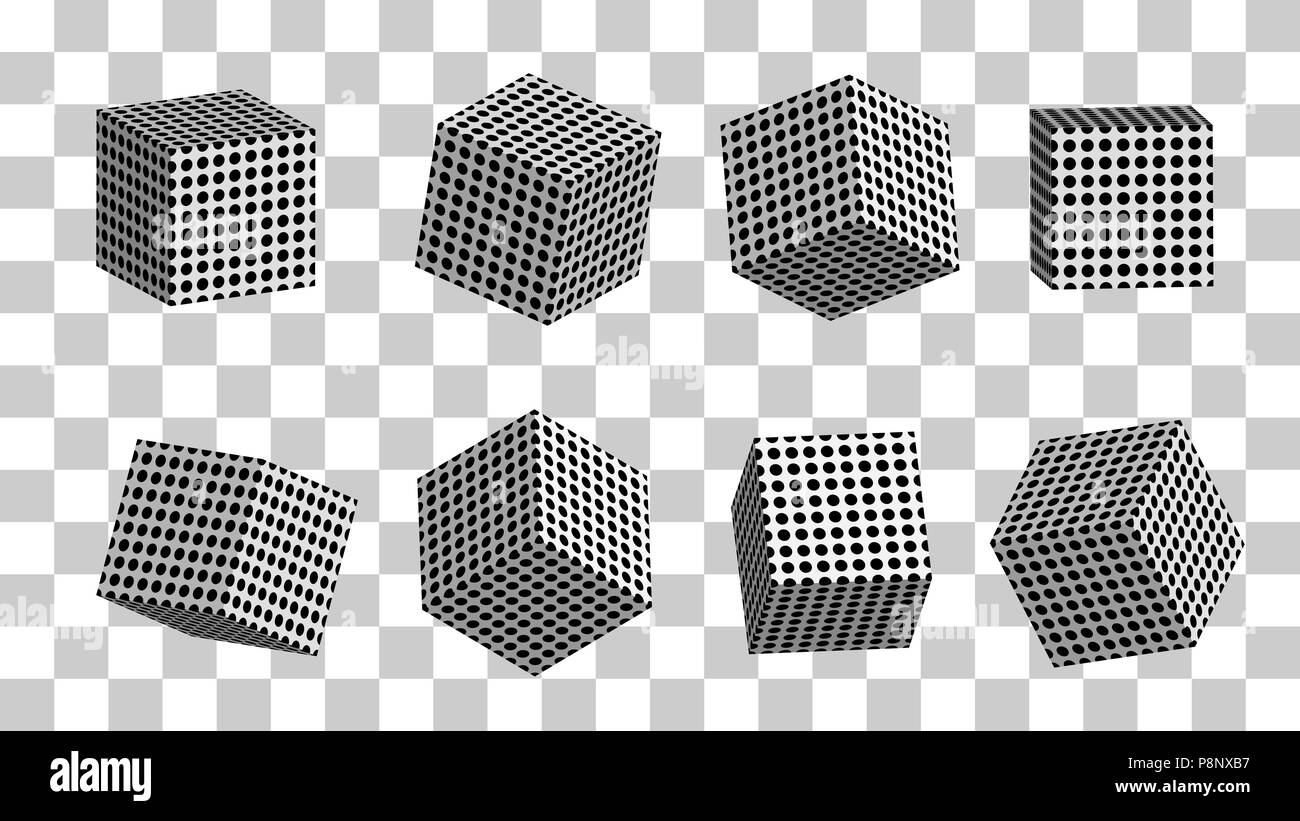 Background 3d cubes squares template Stock Vector Images - Alamy