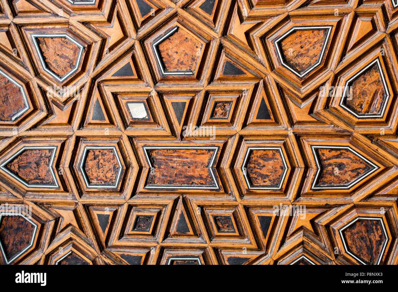 Ottoman Turkish art with geometric patterns on surfaces Stock Photo - Alamy