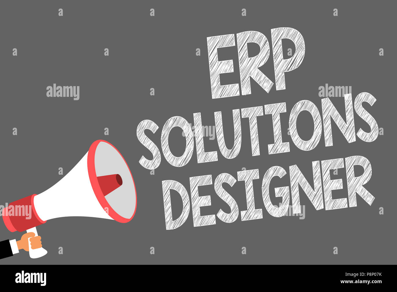 Text sign showing Erp Solutions Designer. Conceptual photo elegant ...