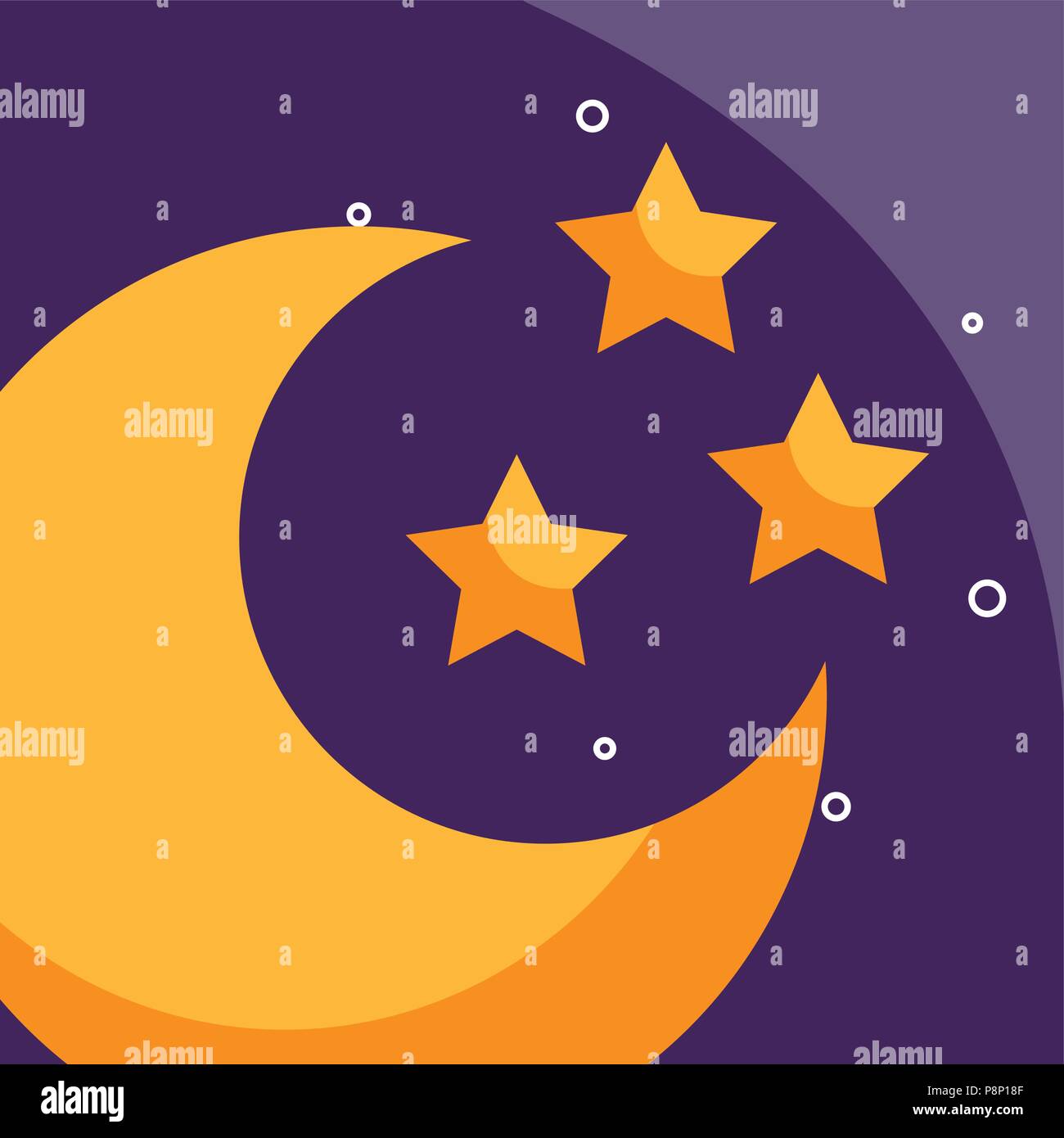 Happy half moon Stock Vector Images - Alamy