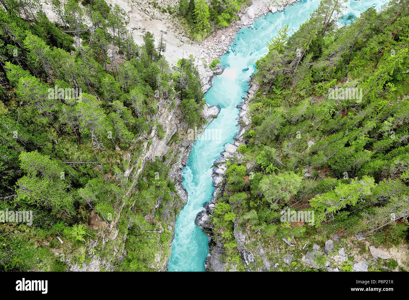 Aerial view on small forest hi-res stock photography and images - Alamy