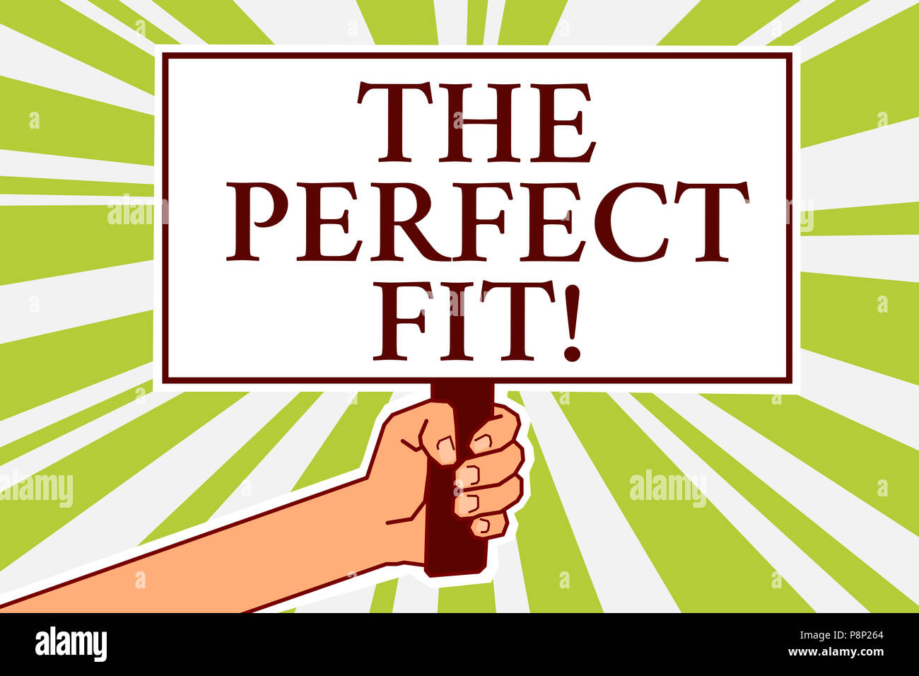 Word writing text The Perfect Fit. Business concept for Puzzle pieces ...