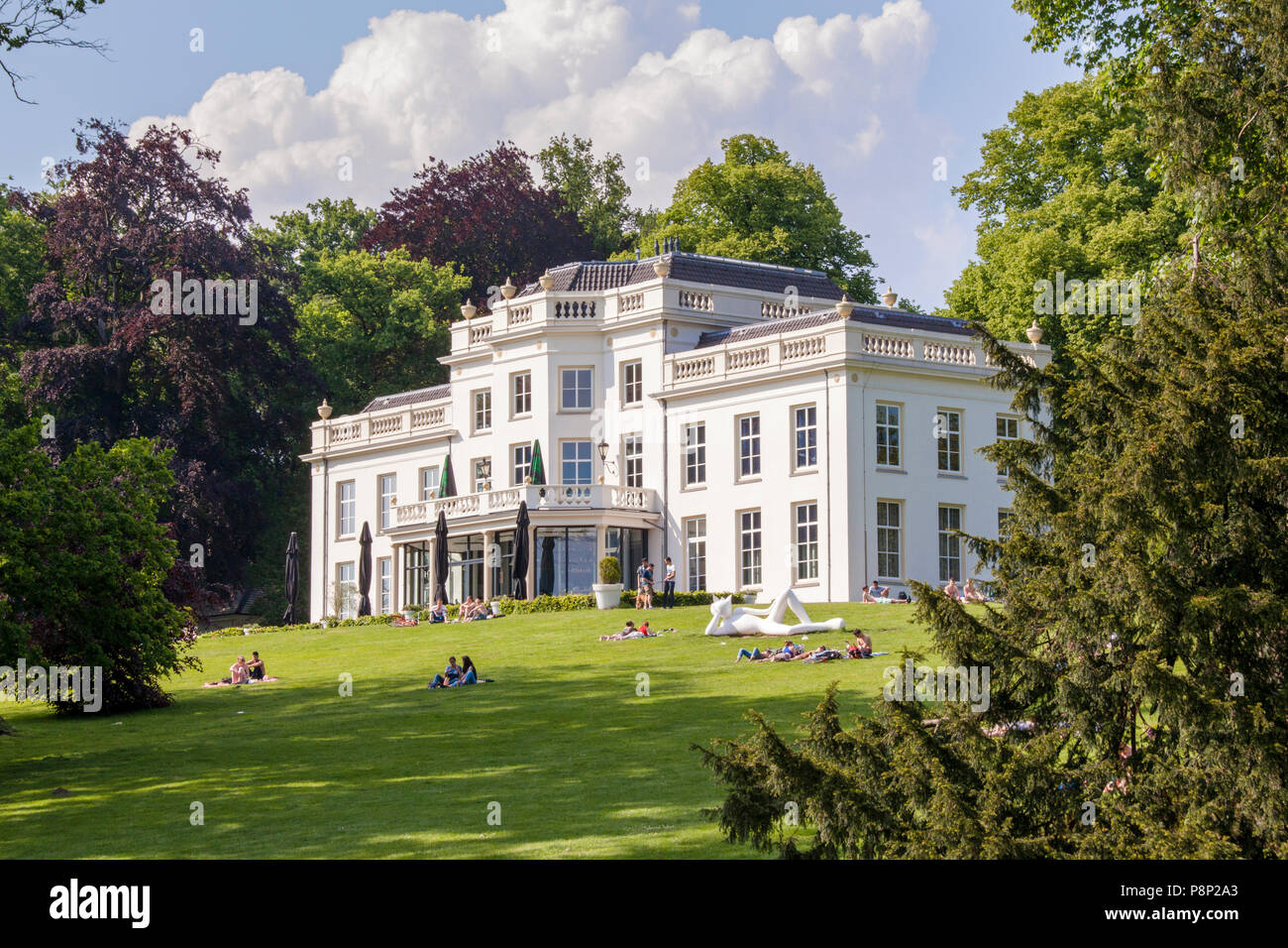 recreation on the grounds of â€‹â€‹estate Sonsbeek in Arnhem Stock ...