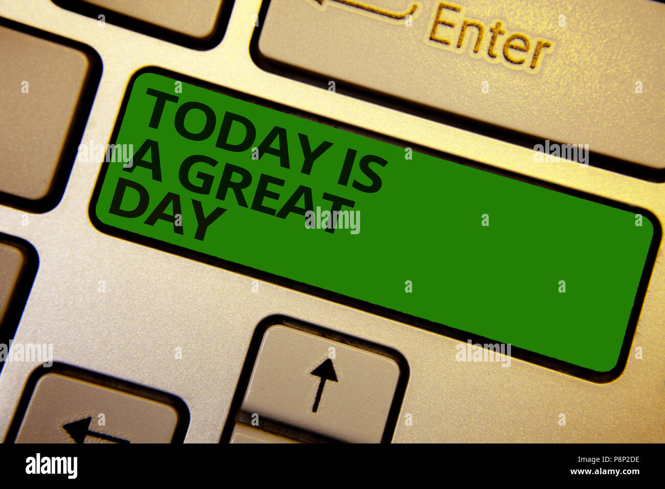 Word writing text Today Is A Great Day. Business concept for Enjoying ...
