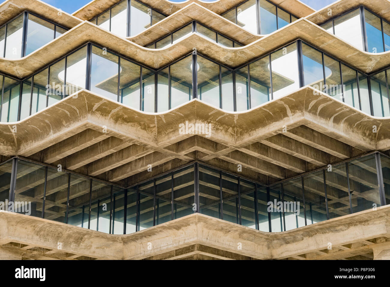 San Diego, JUN 29: The famous Geisel Library of Universtiy of ...