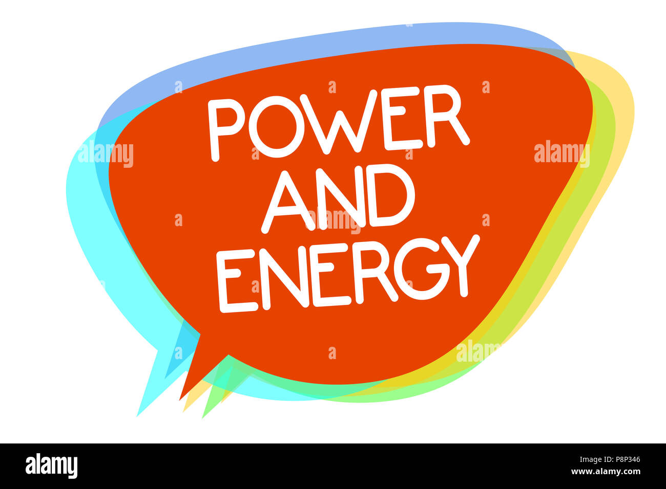 Conceptual hand writing showing Power And Energy. Business photo ...