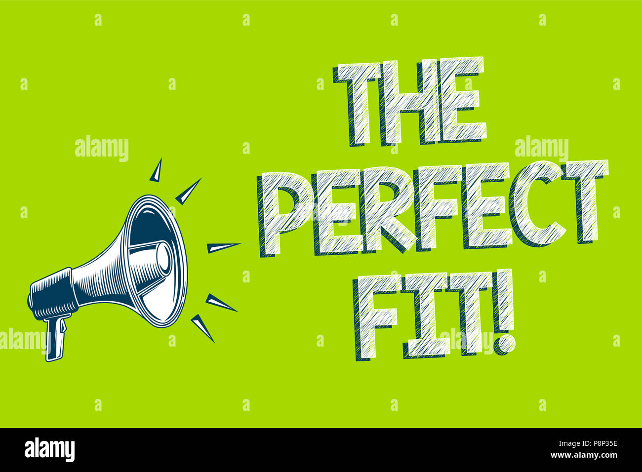 Writing note showing The Perfect Fit. Business photo showcasing Puzzle ...