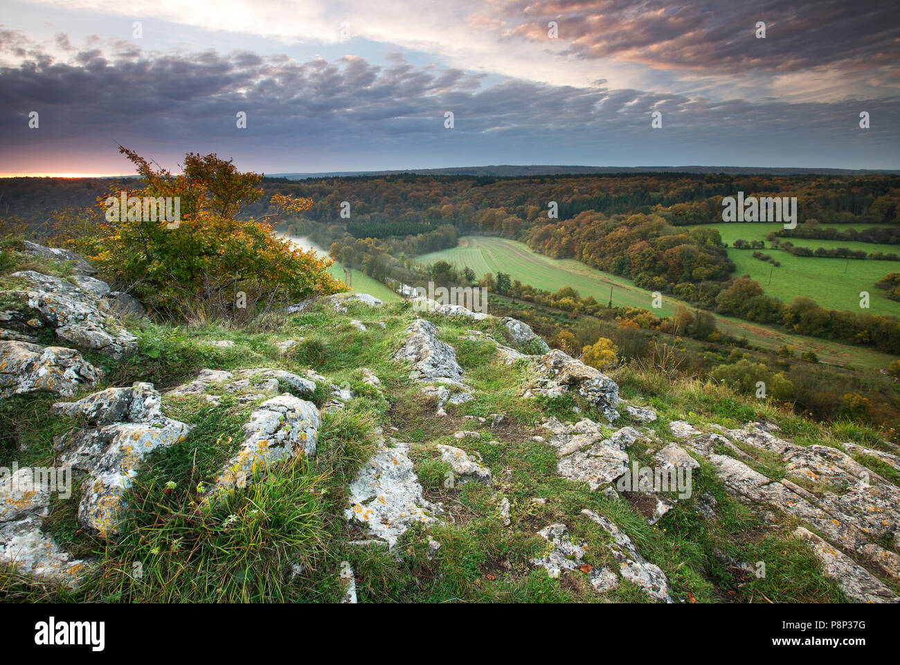 valley of Viroin Stock Photo - Alamy
