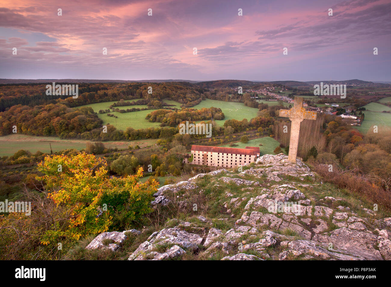 valley of Viroin Stock Photo - Alamy