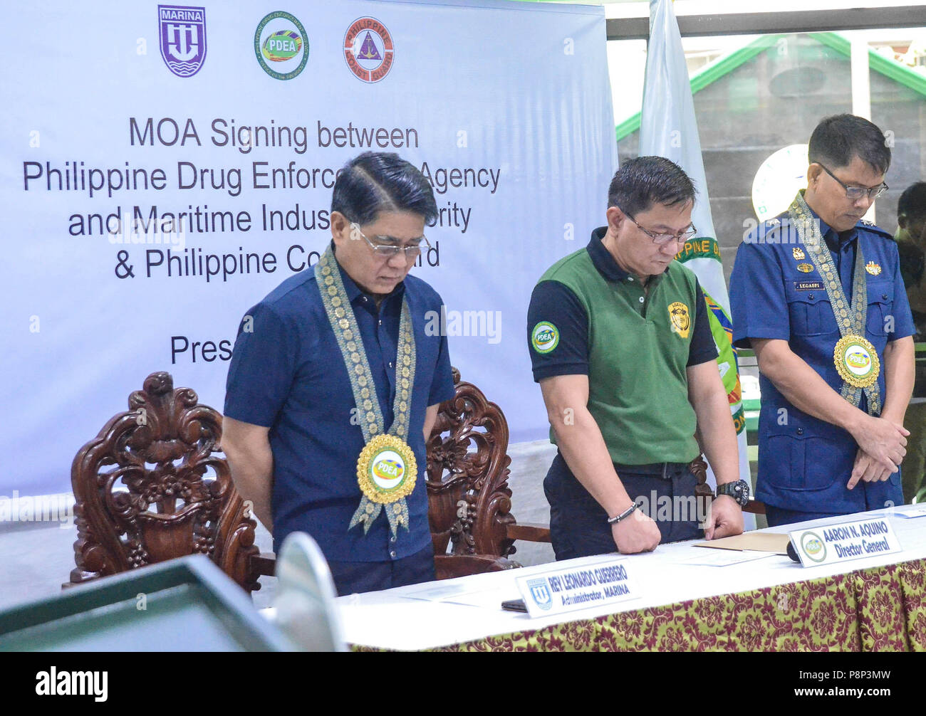 Quezon City, Philippines. 11th July, 2018. MOA SIGNING. The Philippine ...