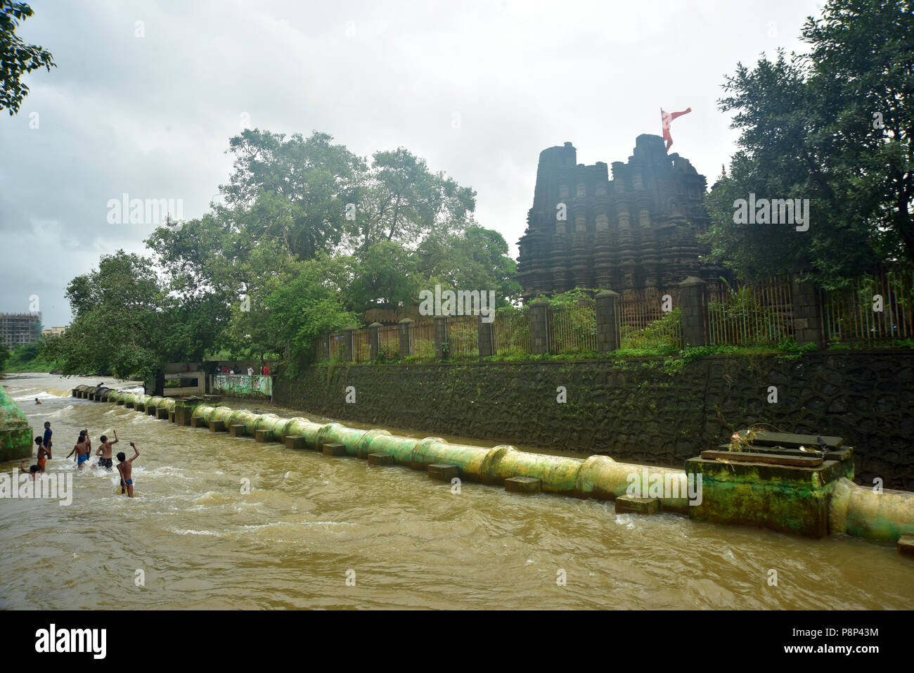 Thane, India. 12th July, 2018. 12/07/2018 in Ambernath, Thane, India ...