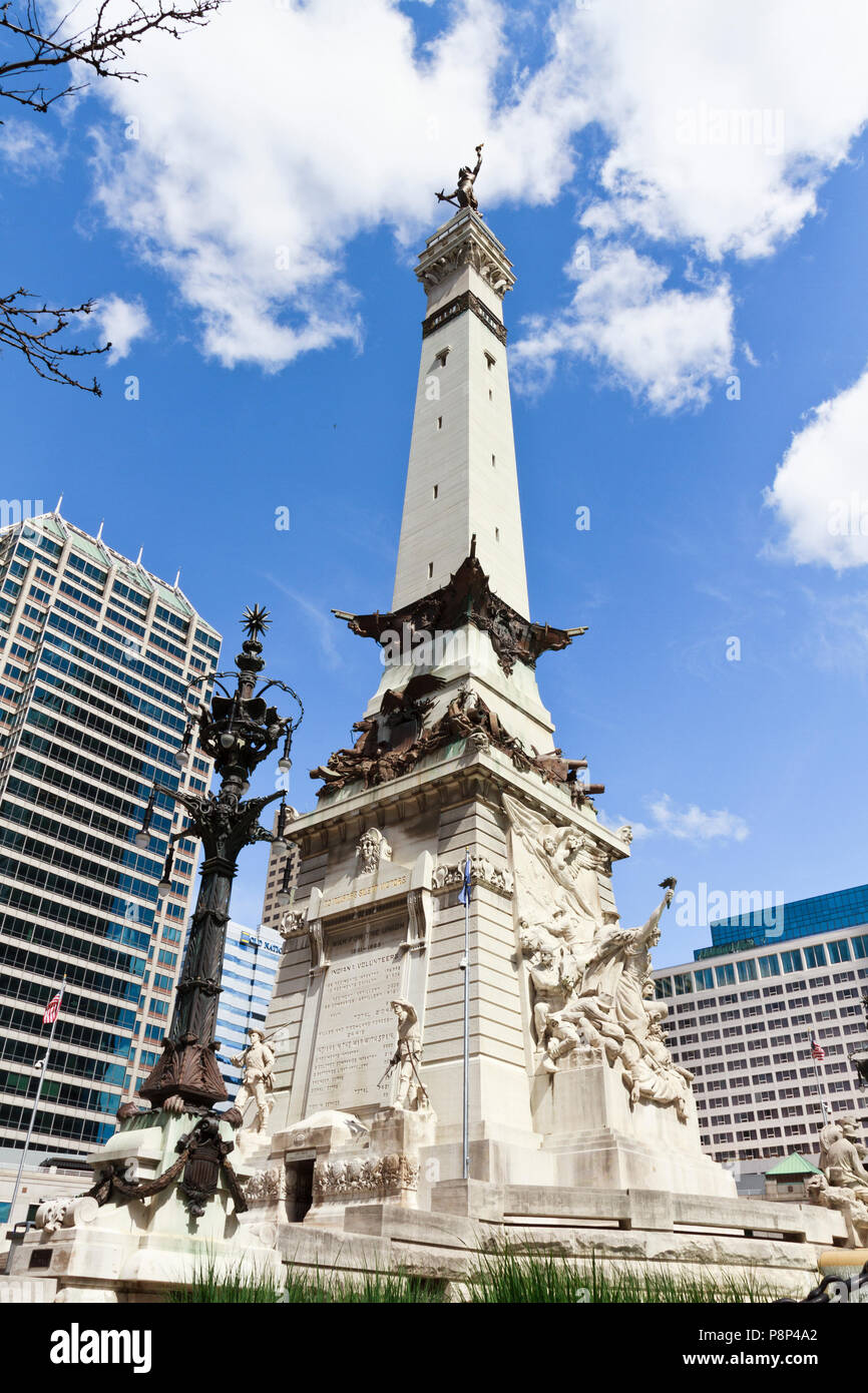 Indianapolis famous structure hi-res stock photography and images - Alamy