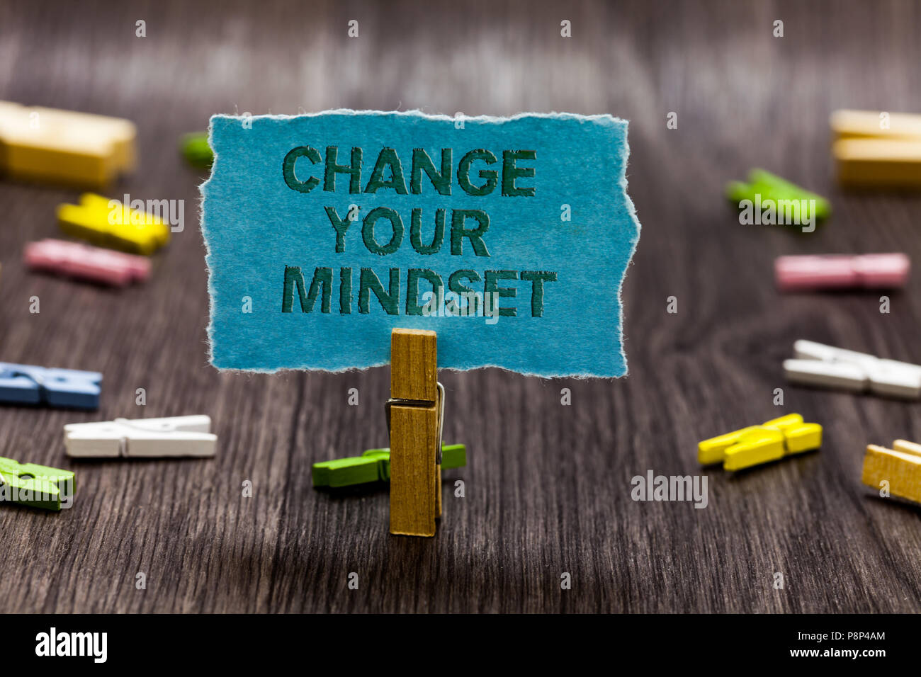 Text sign showing Change Your Mindset. Conceptual photo replace your ...