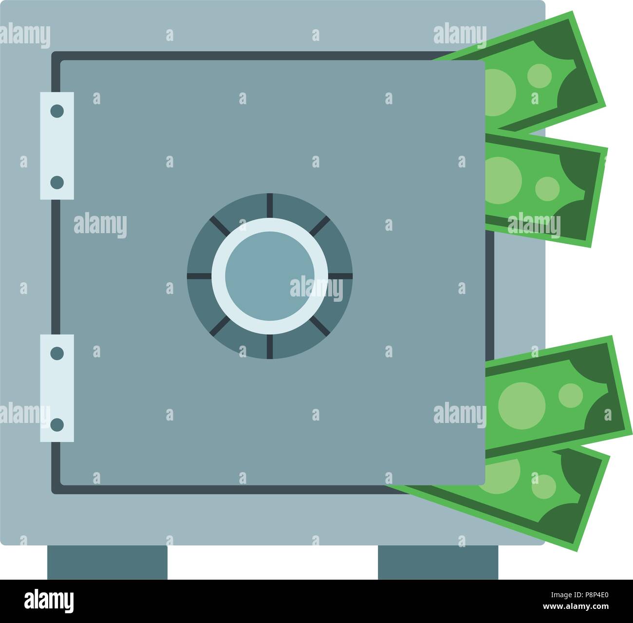 Inside bank safe deposit Stock Vector Images - Alamy