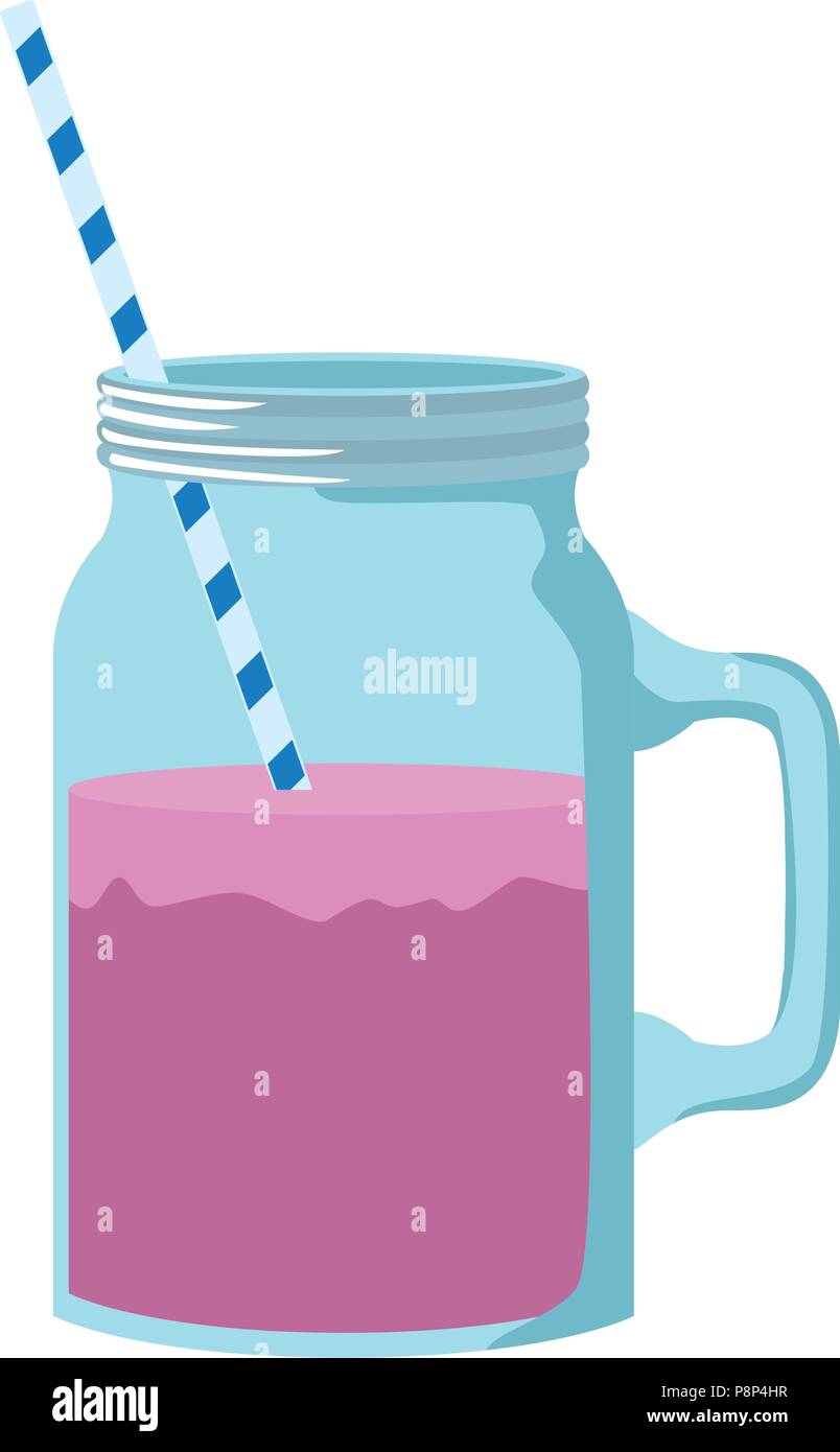 Juice mason jar Stock Vector Image & Art - Alamy