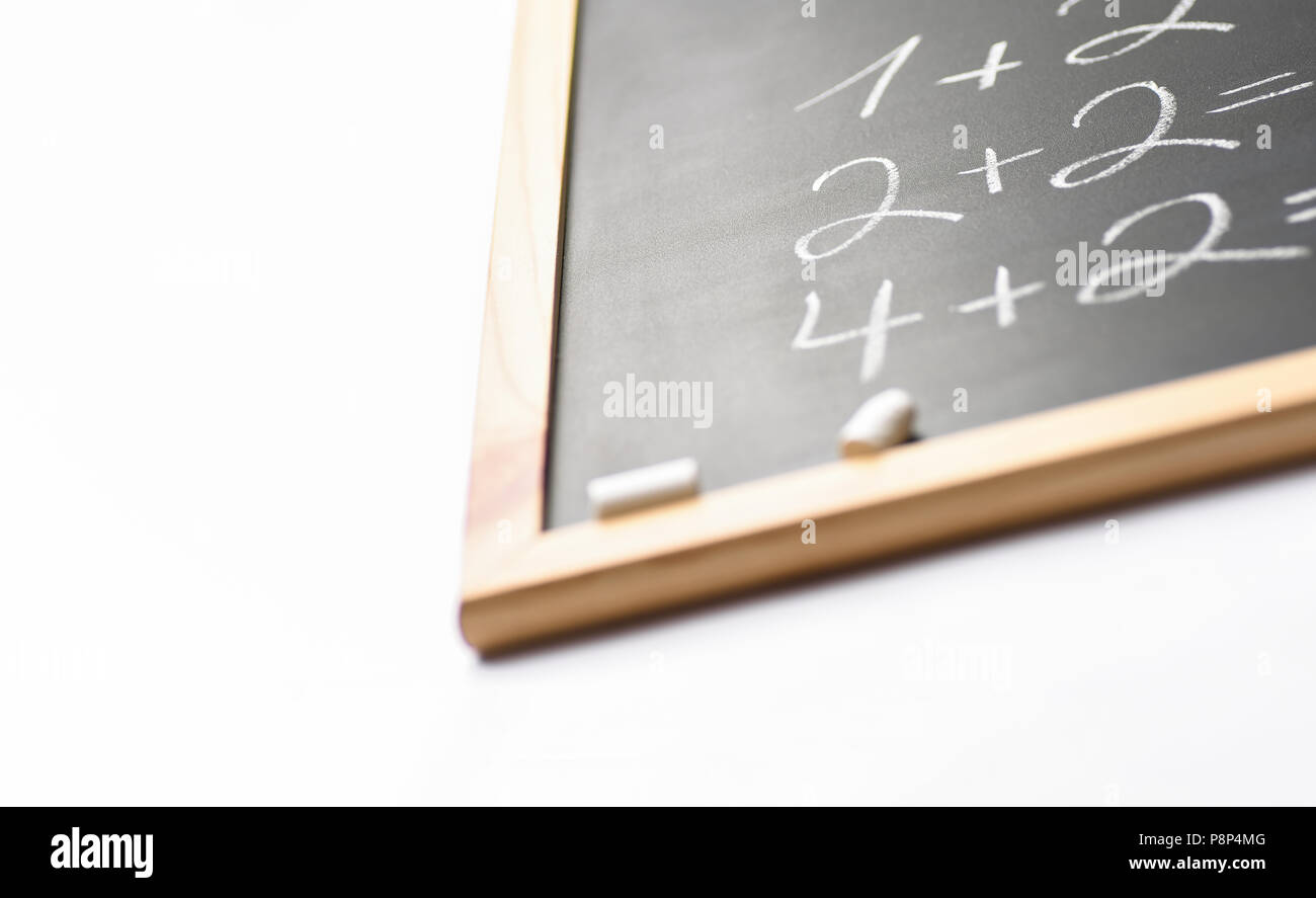 Chalkboard with math equations hi-res stock photography and images - Alamy
