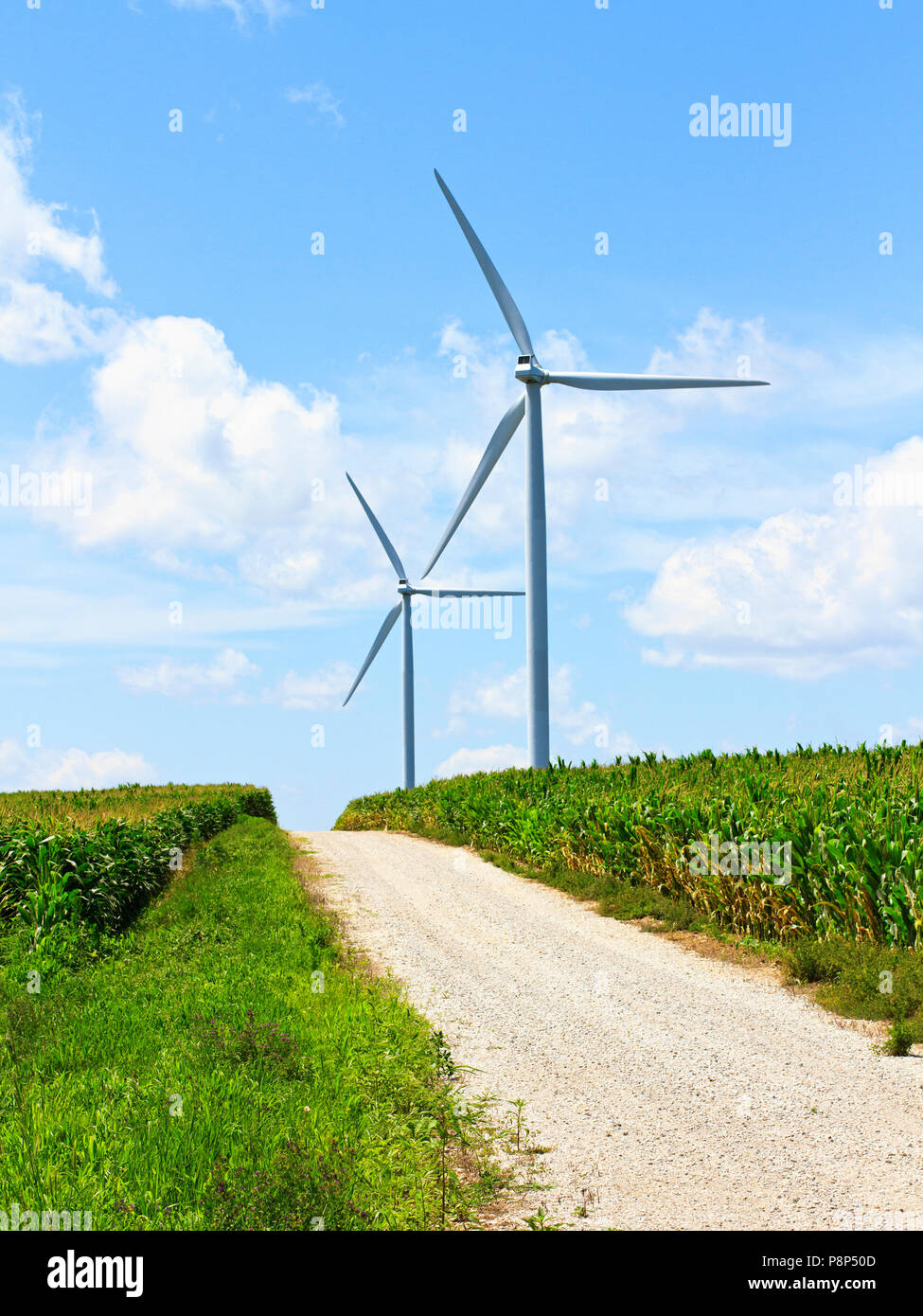 Renewable energy farming in rural hi-res stock photography and images ...