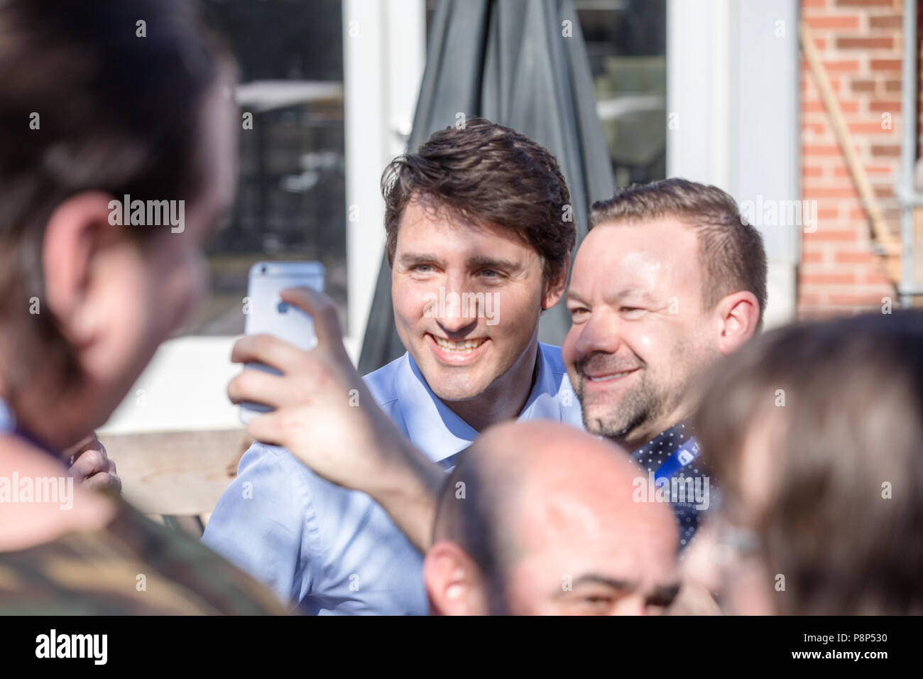 MAY 24, 2018 - TORONTO, CANADA: CANADIAN PRIME MINISTER JUSTIN TRUDEAU ...