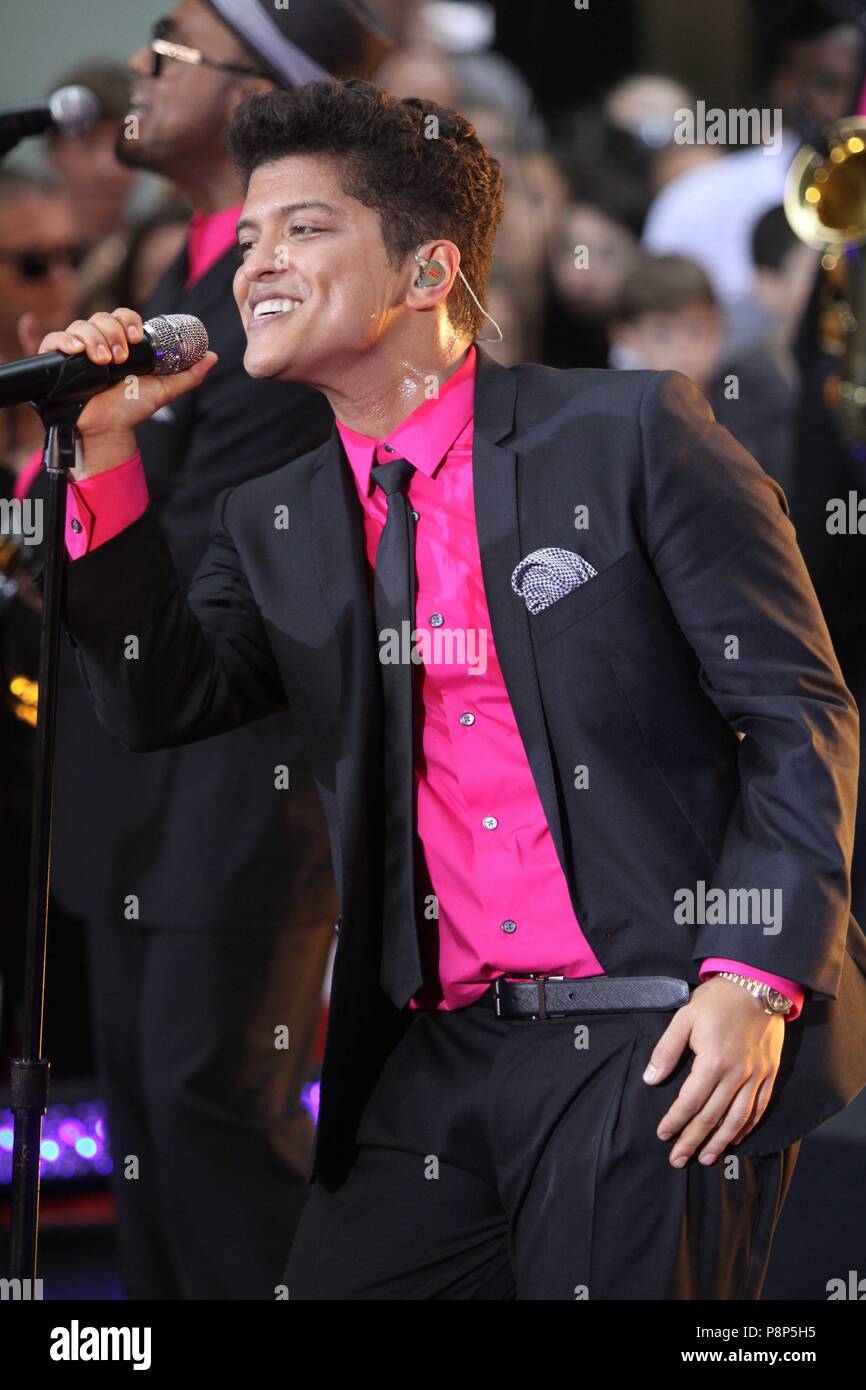 Bruno Mars on NBC today show 6-24-2011 Photo By John Barrett/PHOTOlink ...