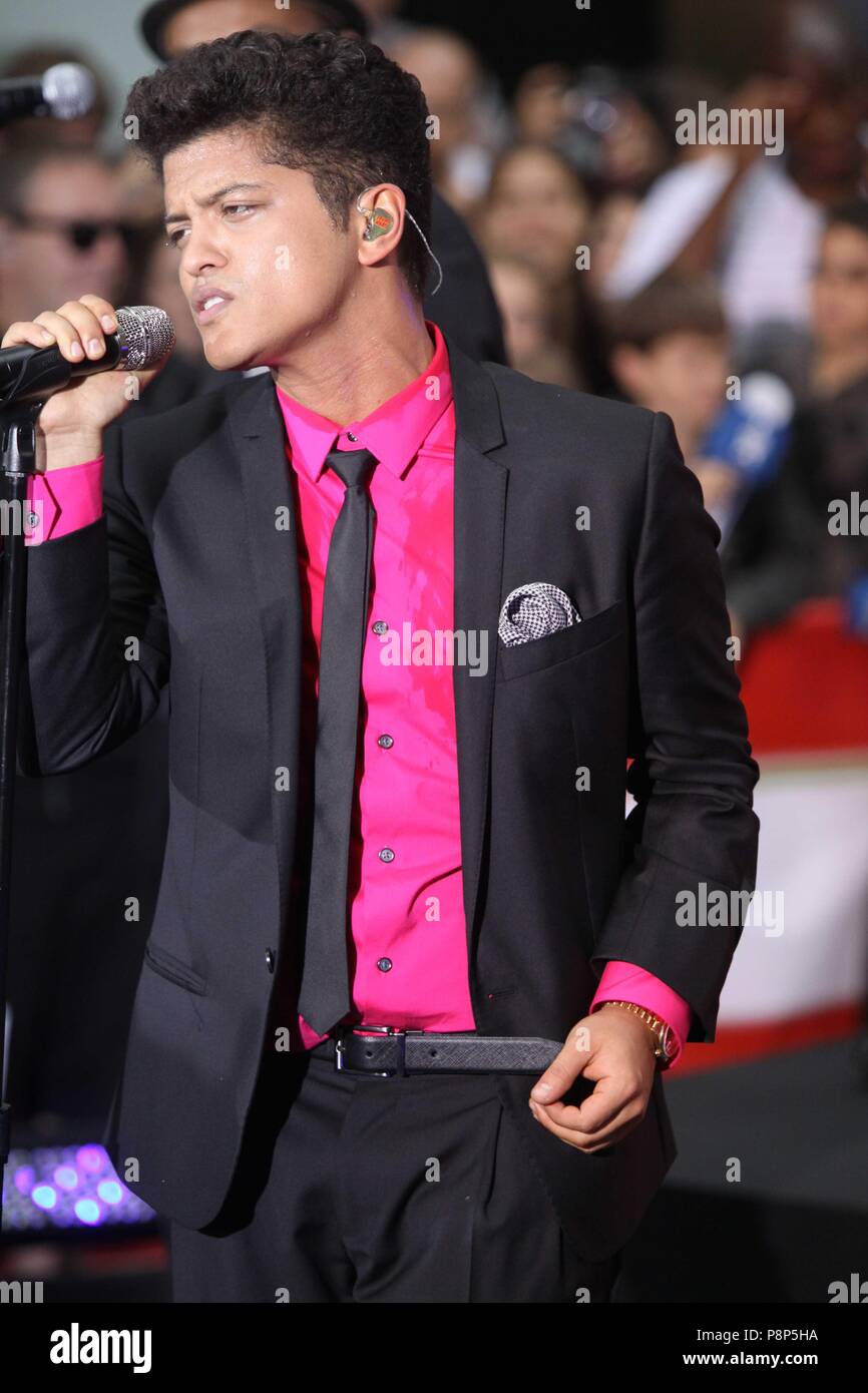 Bruno Mars on NBC today show 6-24-2011 Photo By John Barrett/PHOTOlink ...