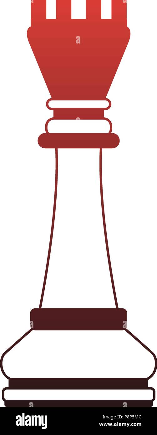 Chess game piece red lines Stock Vector Image & Art - Alamy