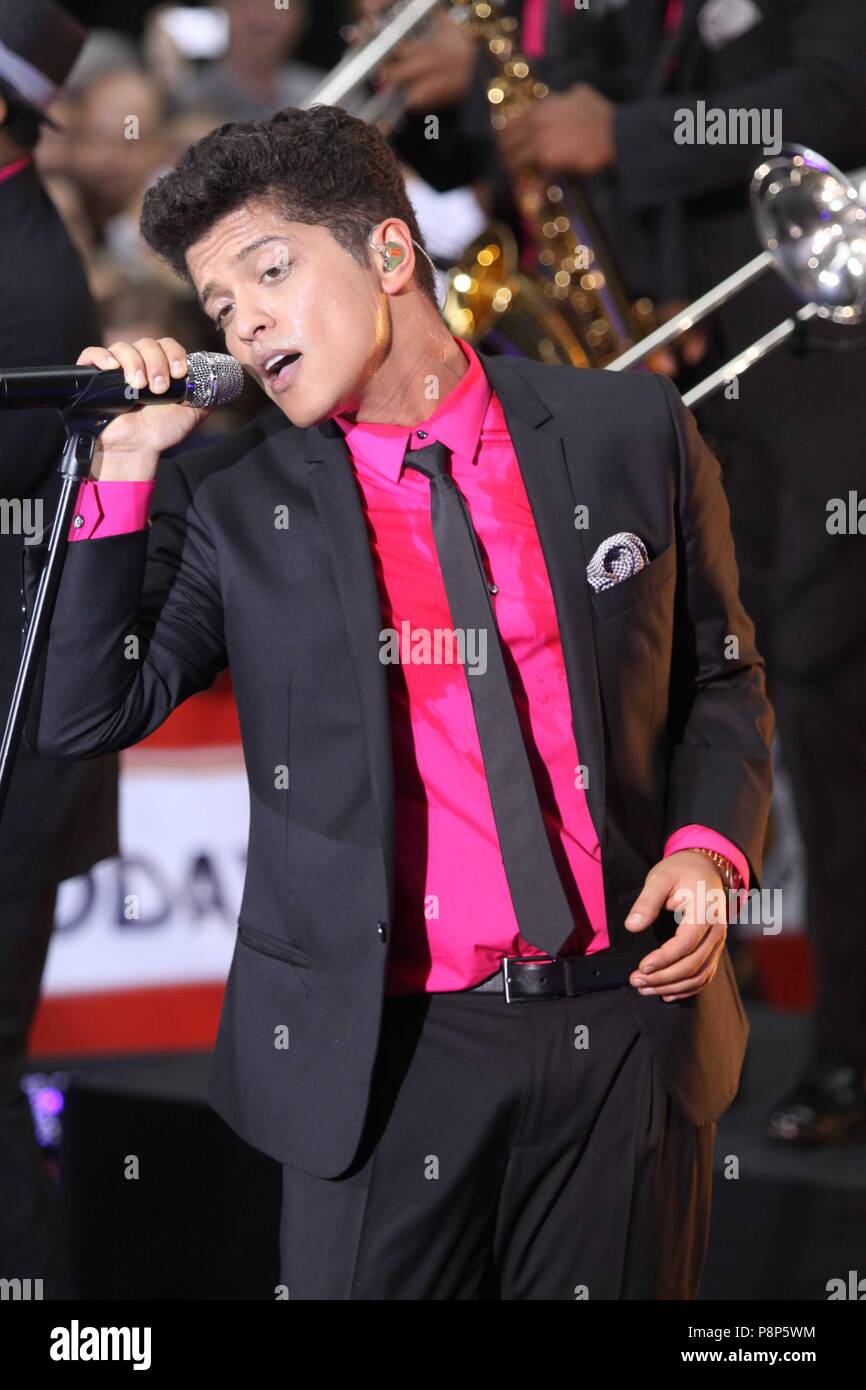 Bruno Mars on NBC today show 6-24-2011 Photo By John Barrett/PHOTOlink ...