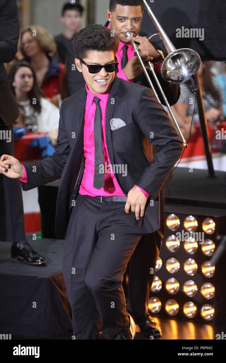 Bruno Mars on NBC today show 6-24-2011 Photo By John Barrett/PHOTOlink ...