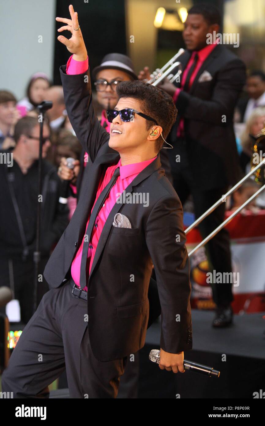 Bruno Mars on NBC today show 6-24-2011 Photo By John Barrett/PHOTOlink ...