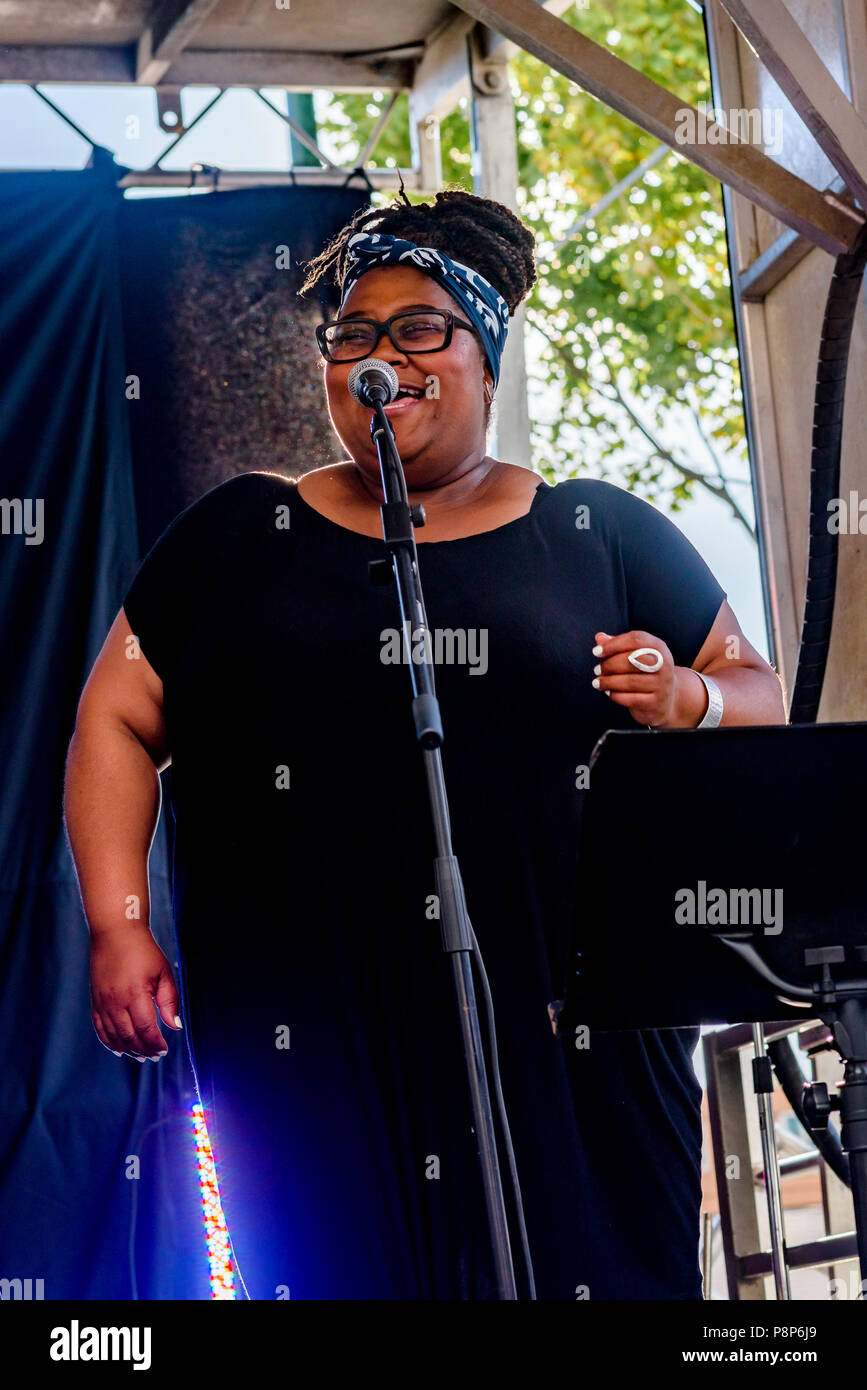 Singer, Dawn Pemberton, Vancouver, British Columbia, Canada Stock Photo ...