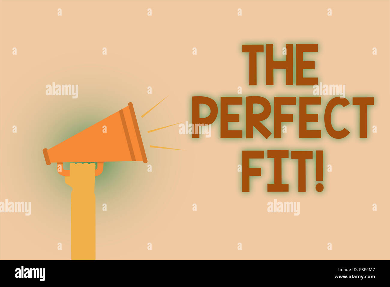 Word writing text The Perfect Fit. Business concept for Puzzle pieces ...