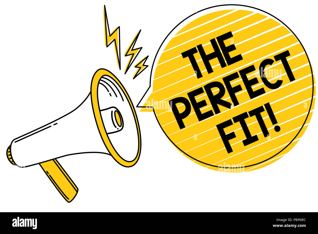 Handwriting text The Perfect Fit. Concept meaning Puzzle pieces fitting ...