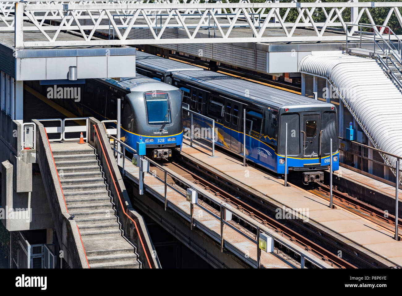 Columbia station skytrain hi-res stock photography and images - Alamy