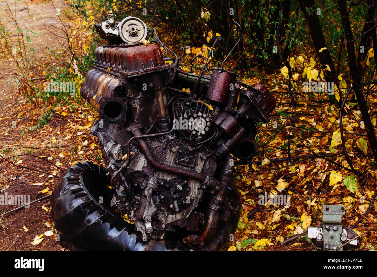 engine spare part for field replacement tank equipment Stock Photo - Alamy