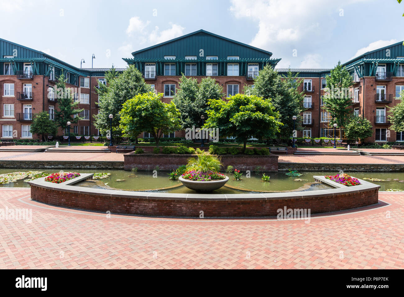 Historic Building in Downtown Frederick Maryland in the Corroll Creek ...