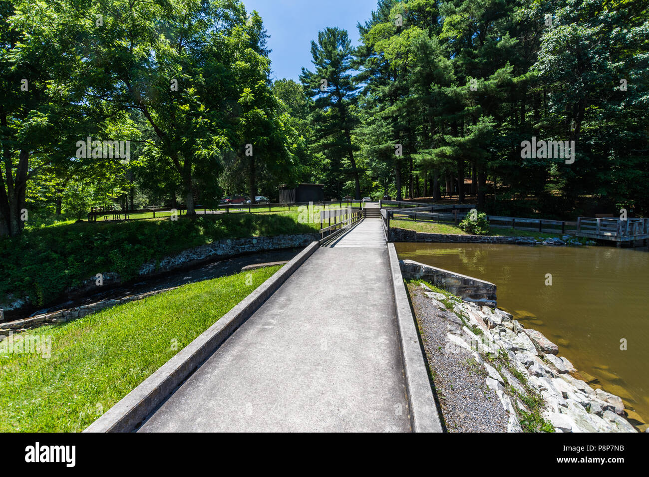 Landscape of the Swimming and Fishing Area in Colonel Denning State ...