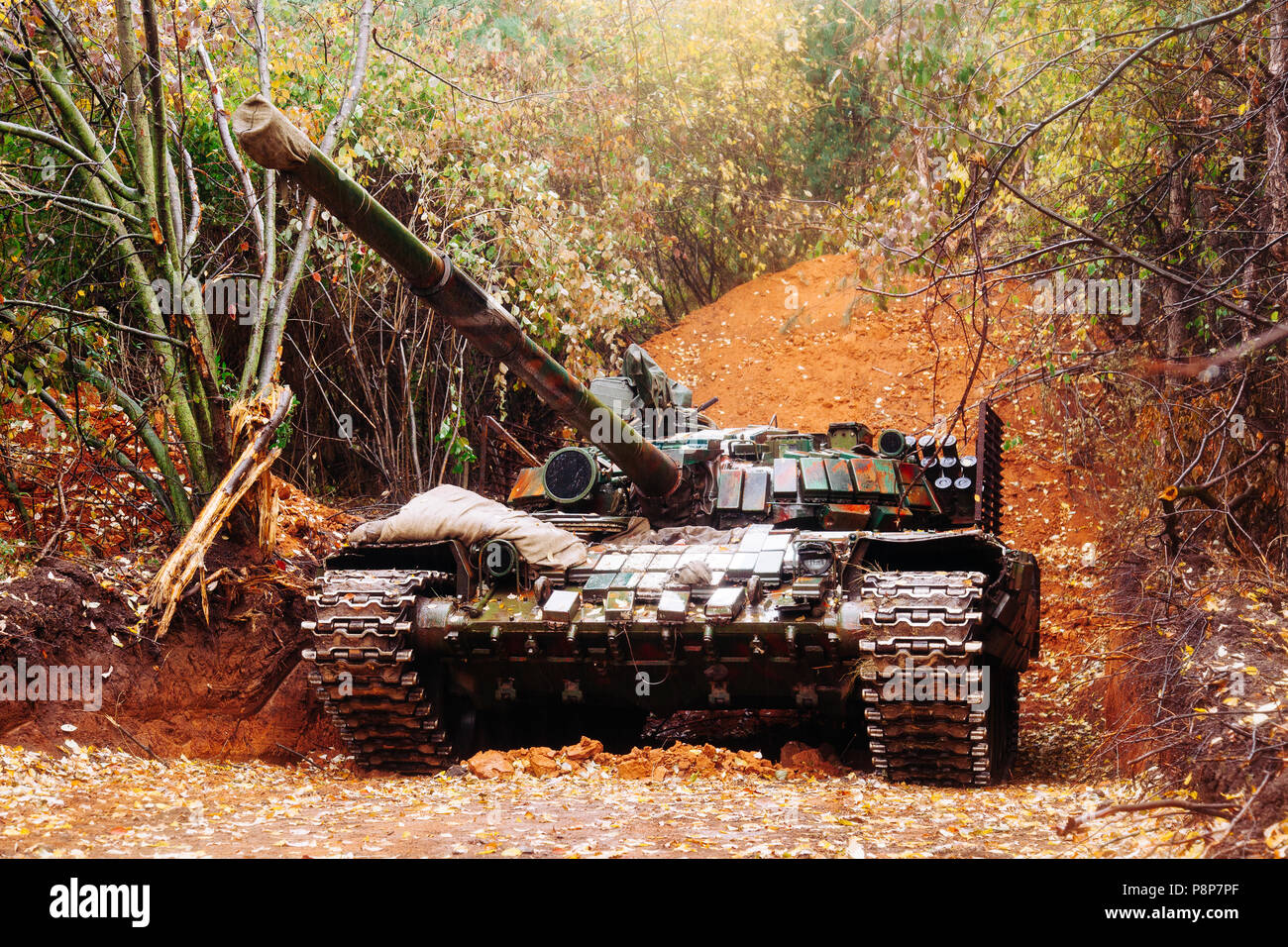 Trenches military in forest real hi-res stock photography and images ...