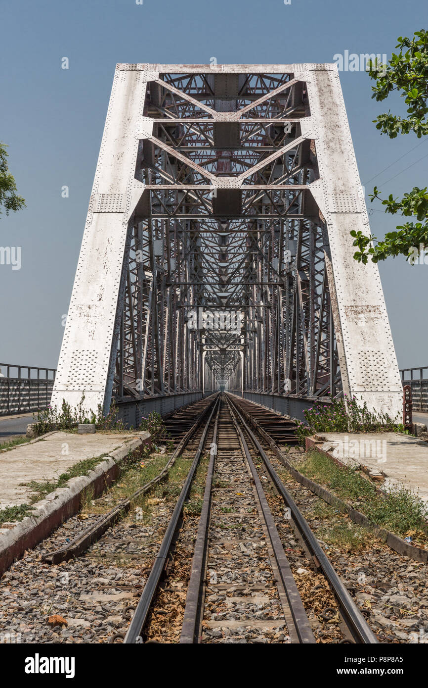 The Inwa Railway Bridge, Myanmar (Burma Stock Photo - Alamy