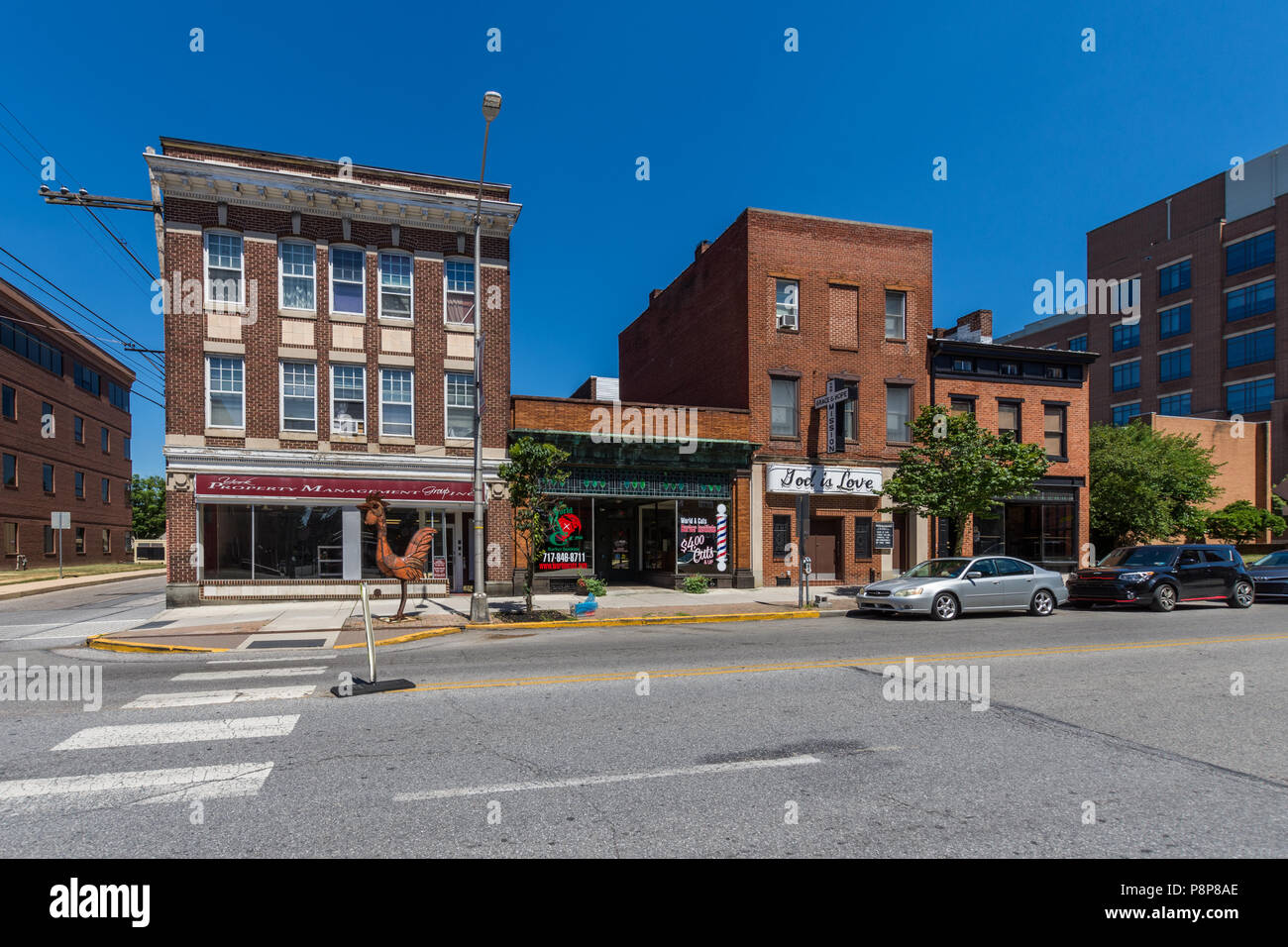 Unique Historic Buildings in Downtown Historic, York, Pennsylvania ...