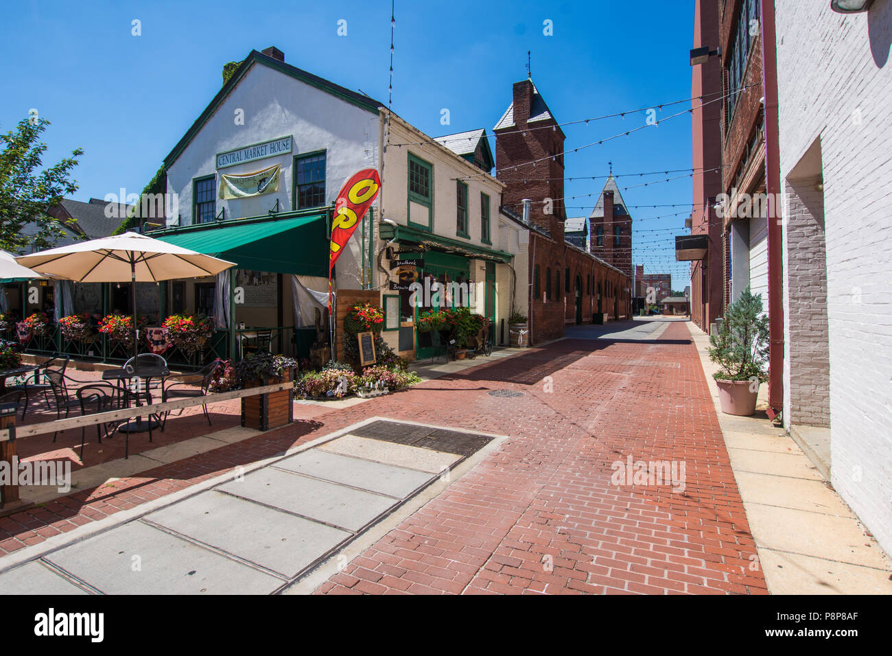 Unique Historic Buildings in Downtown Historic, York, Pennsylvania ...