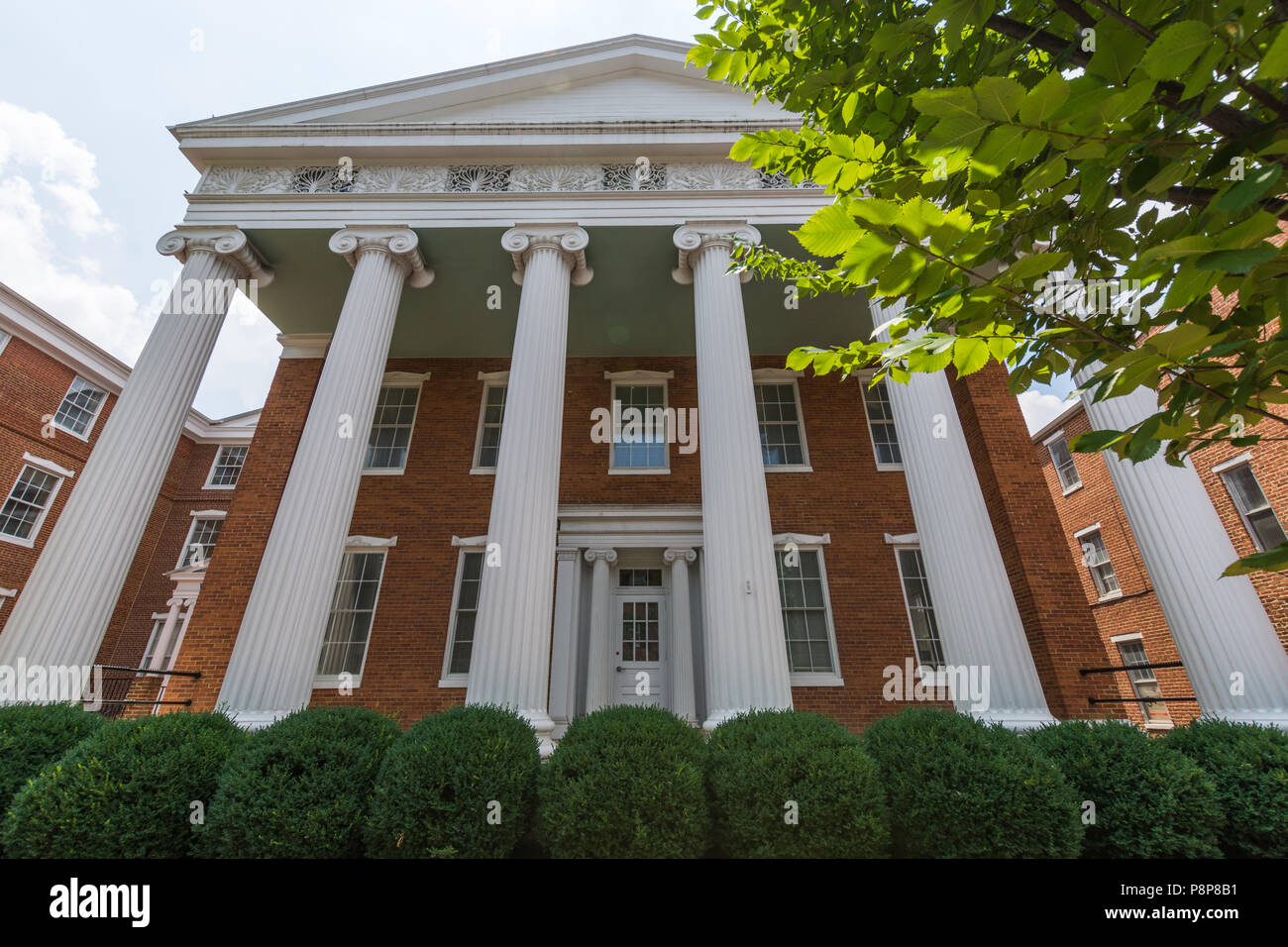 Winchester Hall Building in Historic Downtown Frederick, Maryland Stock ...
