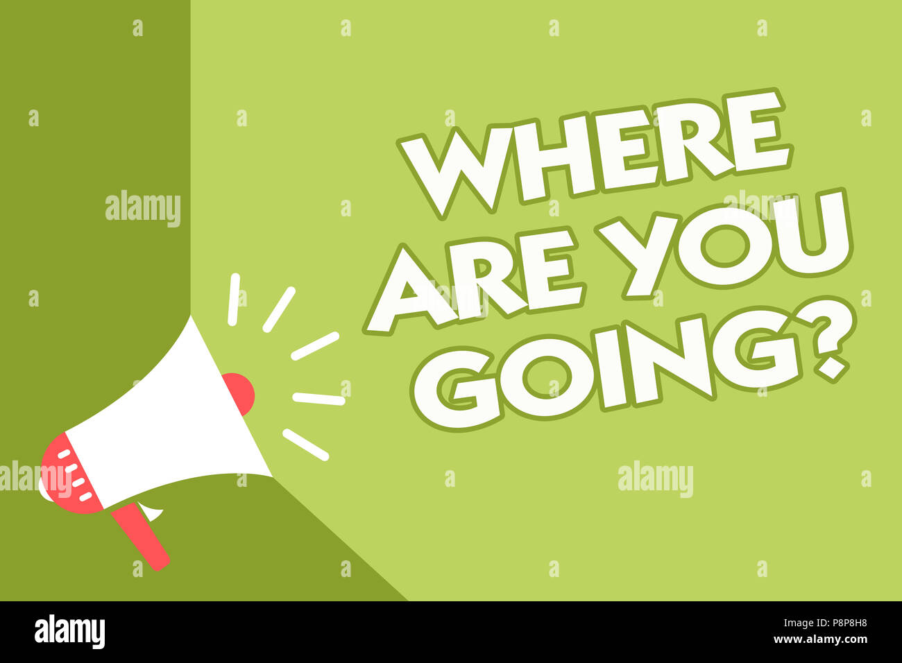 Word writing text Where Are You Going question. Business concept for ...
