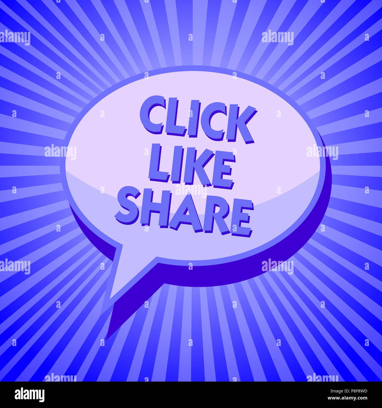 Writing note showing Click Like Share. Business photo showcasing ...