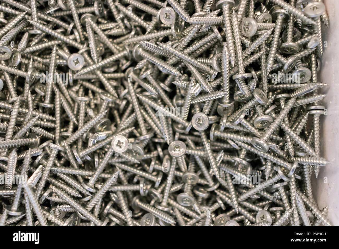 Collection of Screws in bucket Stock Photo - Alamy