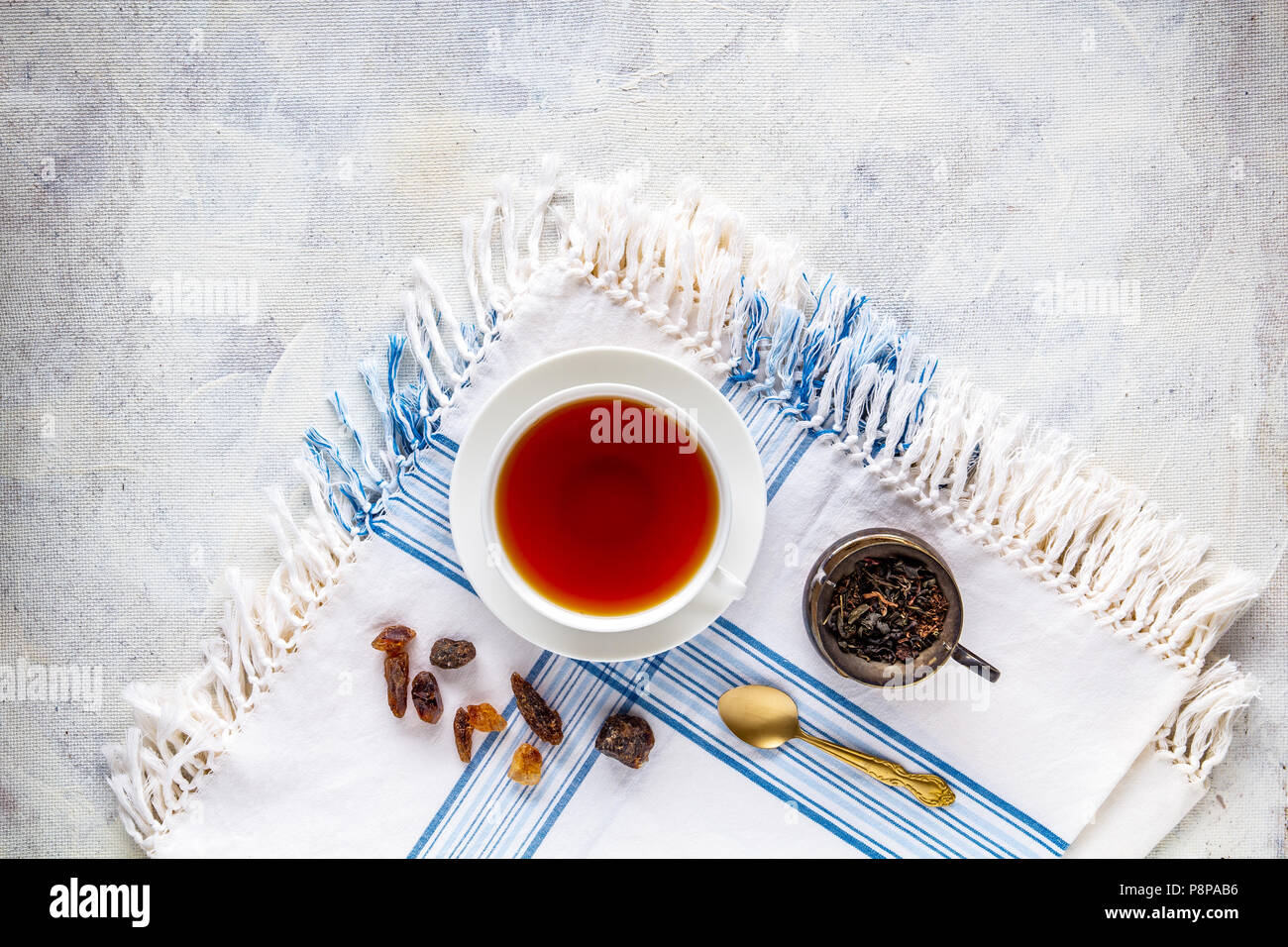 Dried black tea composition hi-res stock photography and images - Alamy