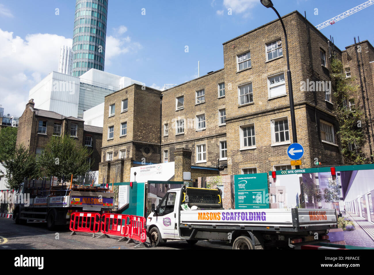 The BT Tower - a communications tower in central London. Previously ...