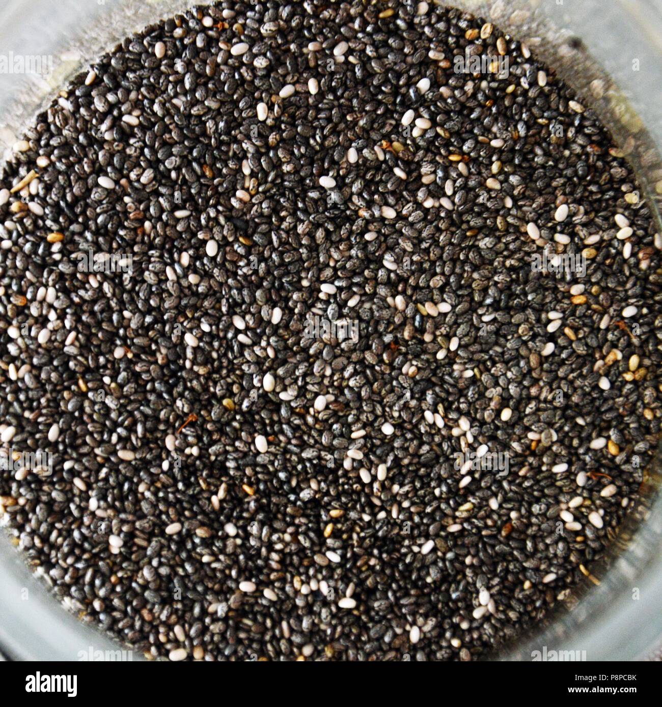 jar of chia seeds Stock Photo - Alamy