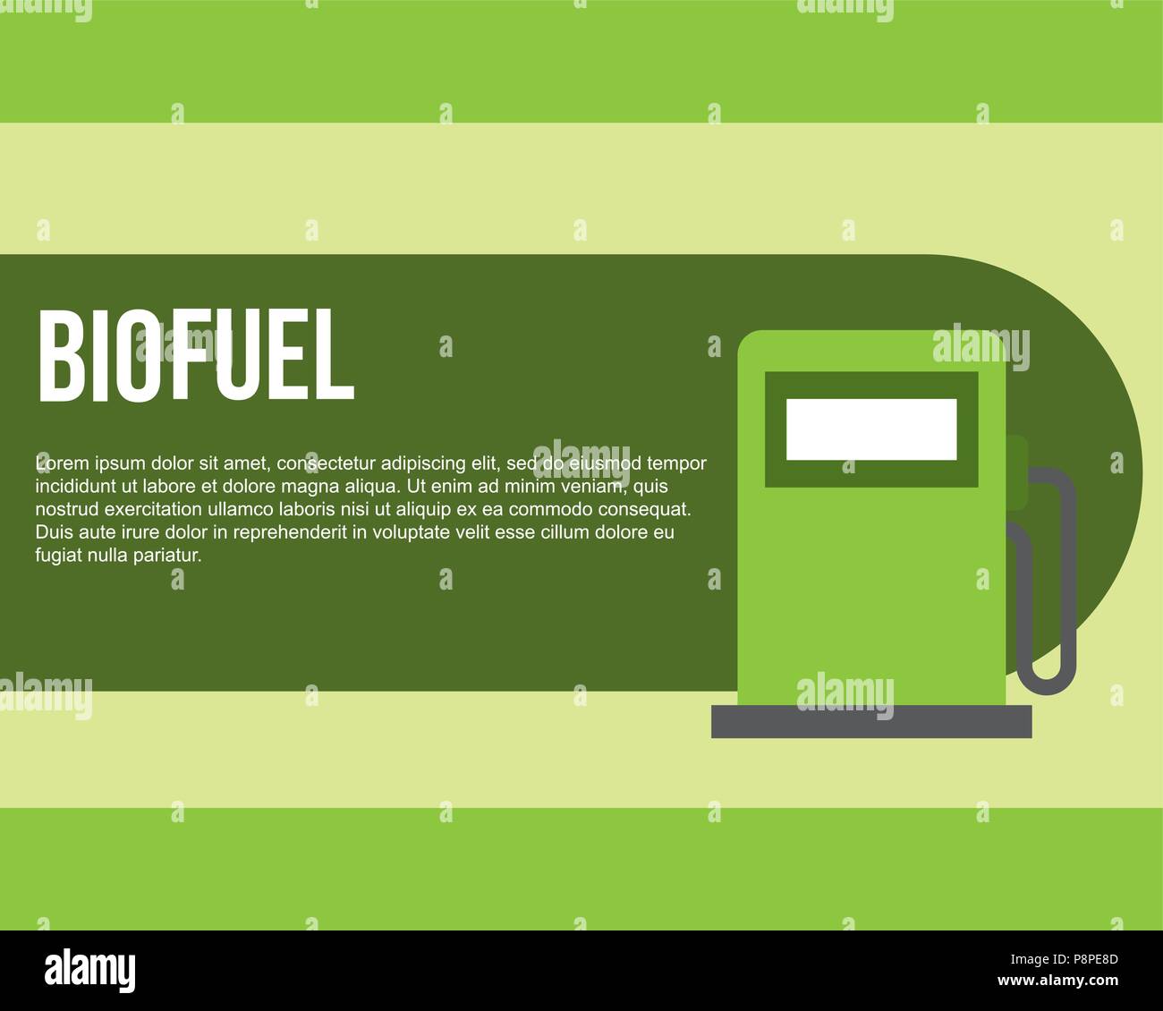 biofuel gasoline ecology industry transport vector illustration Stock ...