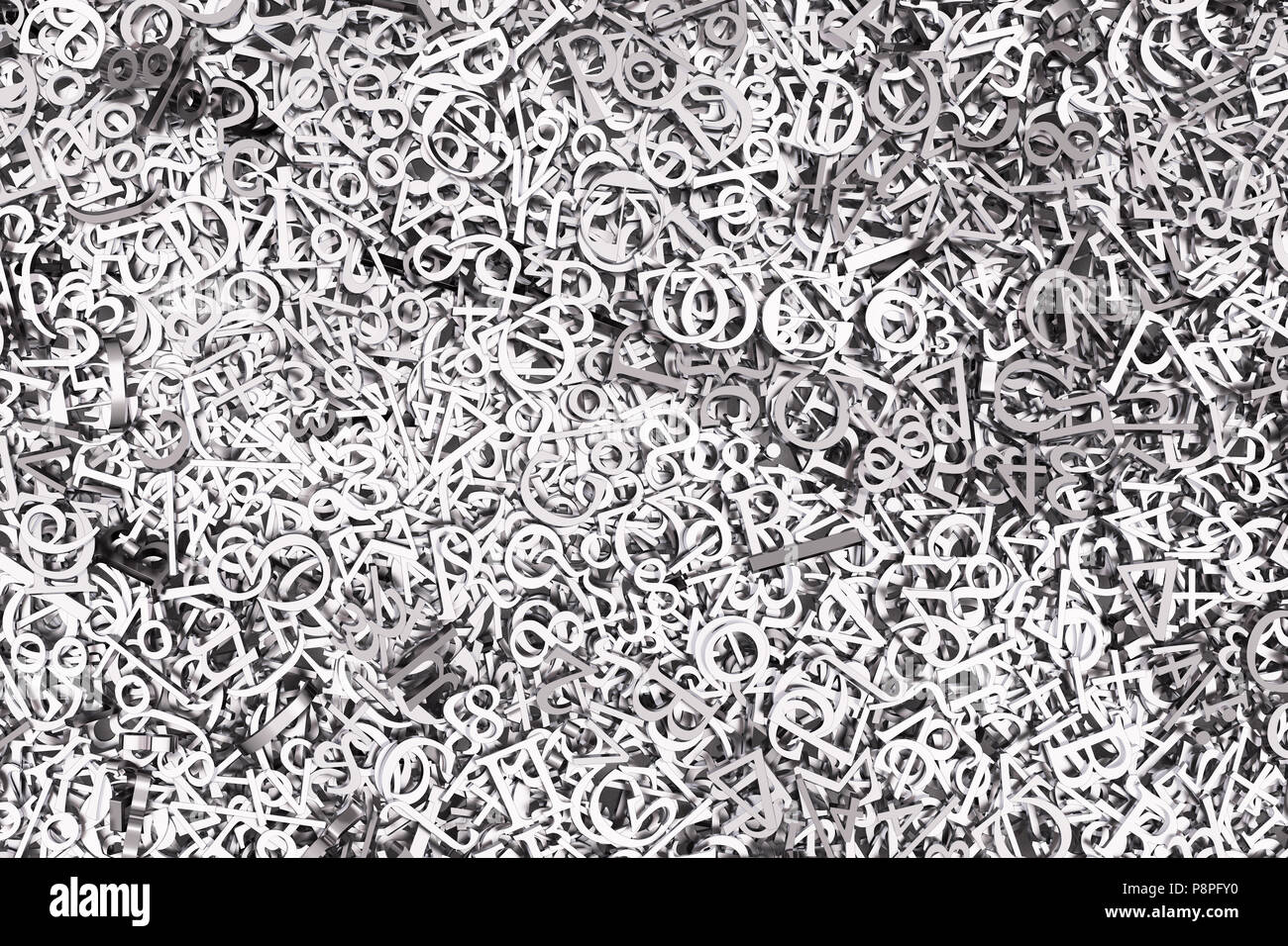 Mathematical symbols white background hi-res stock photography and ...