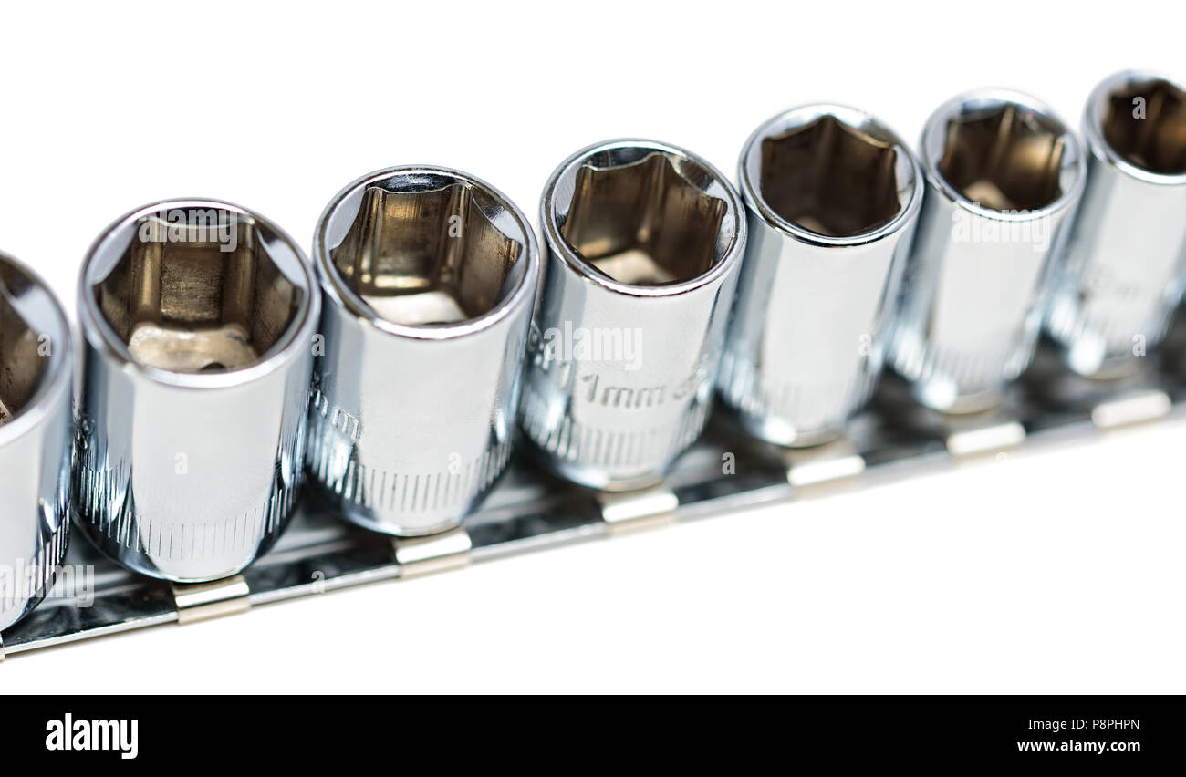 Socket wrench. Small tools Stock Photo - Alamy