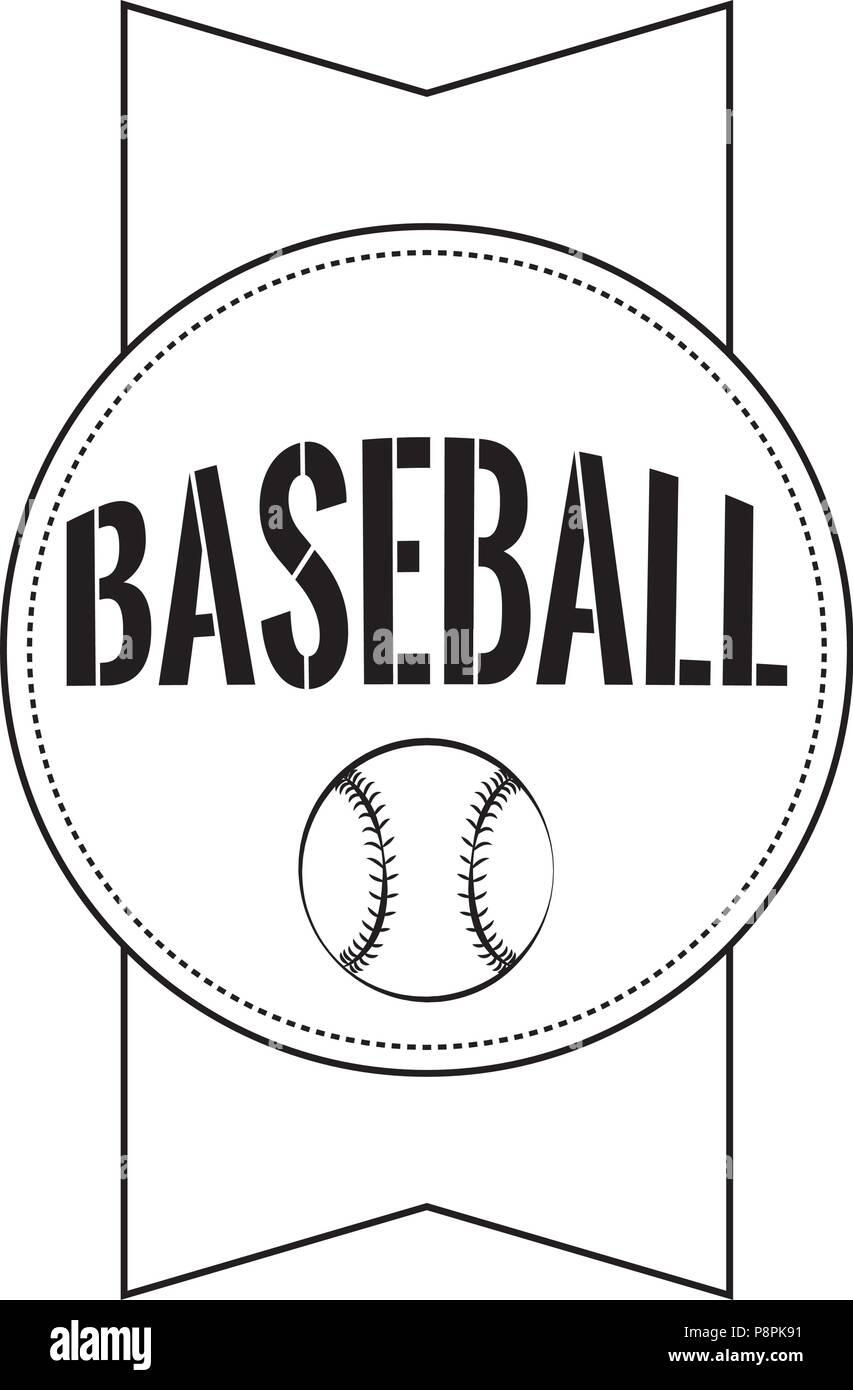 Abstract baseball label Stock Vector Image & Art - Alamy